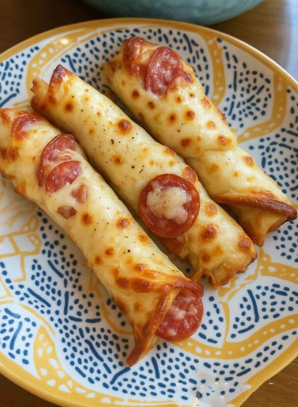 Schnelle 5 Minuten Pizzarollen im Airfryer, simple Dinge können so lecker sein! - Leckere Gerichte